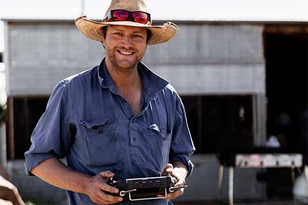 Drone mustering on show at Elders field day in Cobar